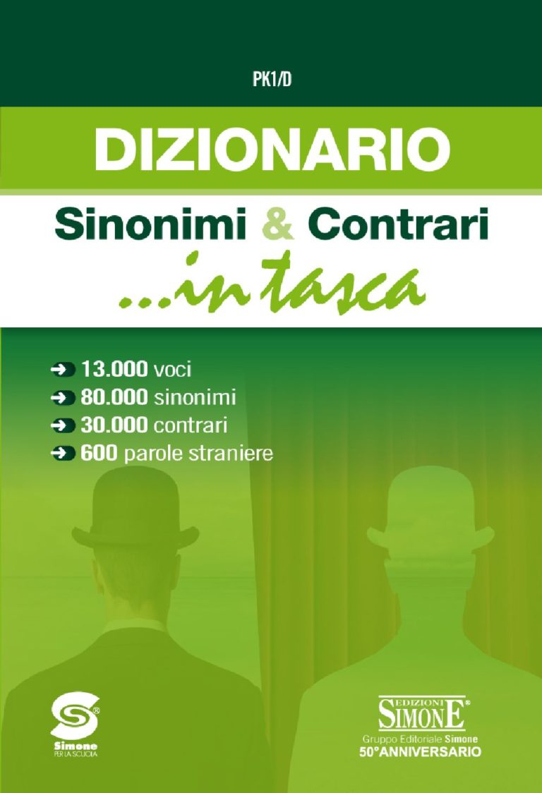 Sinonimi e Contrari il dizionario in tasca - Edizioni Simone