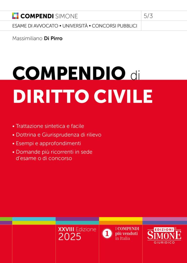 Libri di diritto privato- Edizioni Simone