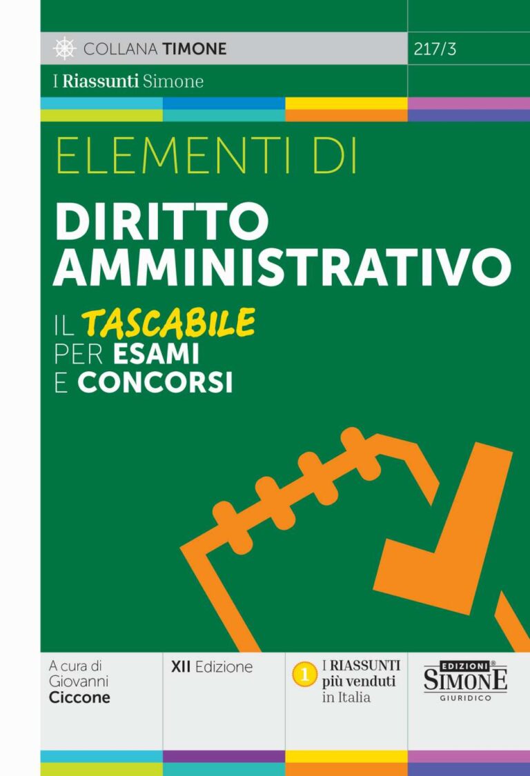 I migliori libri di Diritto amministrativo - Edizioni Simone