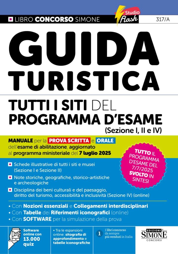 Guida Turistica il programma d'esame - Manuale - Edizioni Simone